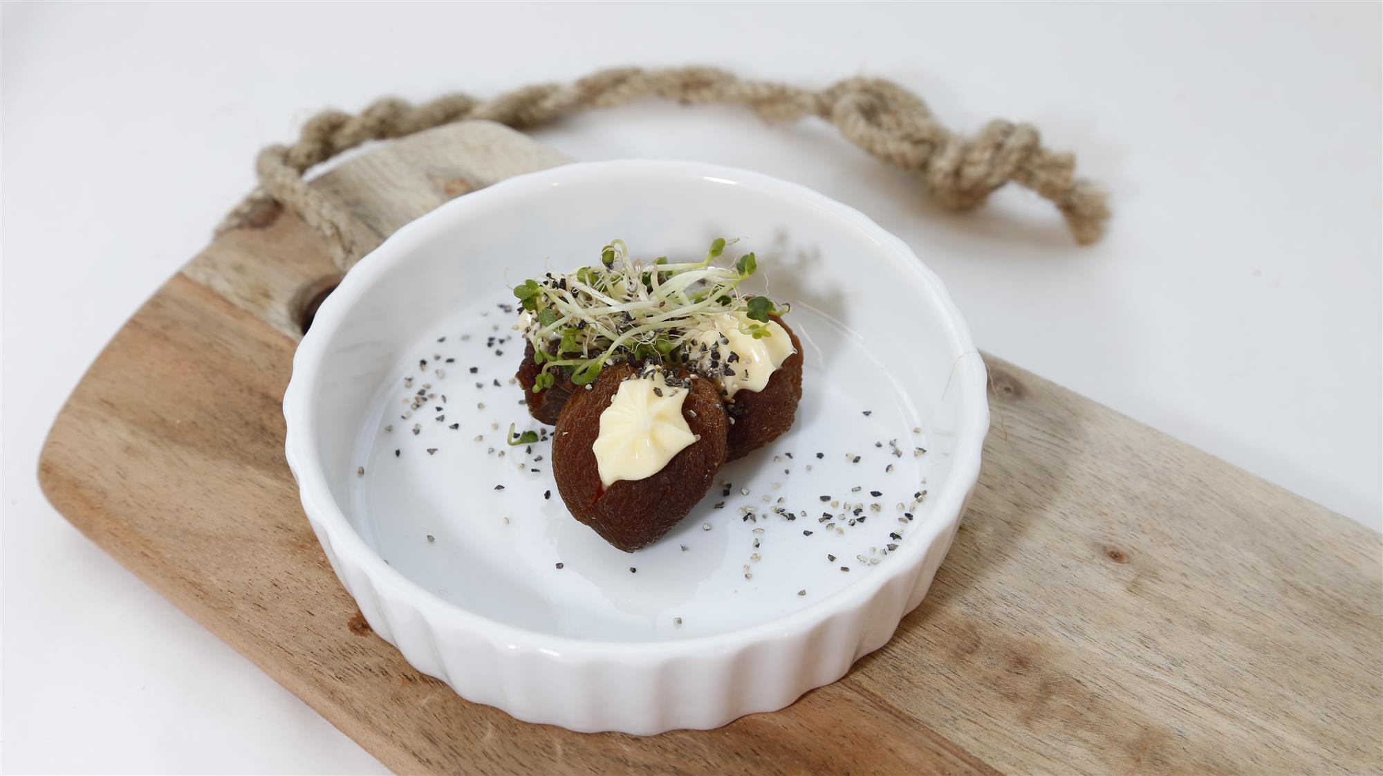 Abrikos med gedeost 3 stk. | Spar Gjern